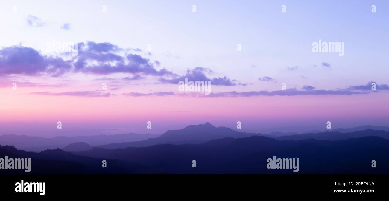 Mountain ridge layers hi-res stock photography and images - Alamy