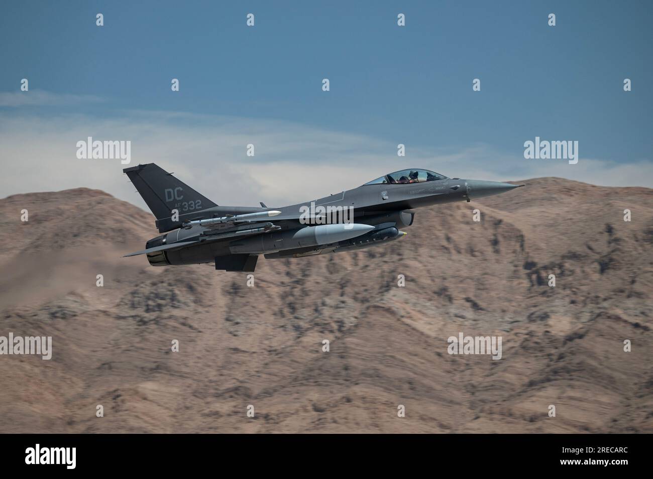 An F-16 takes off for a mission, during Red Flag-Nellis 23-3, on July ...