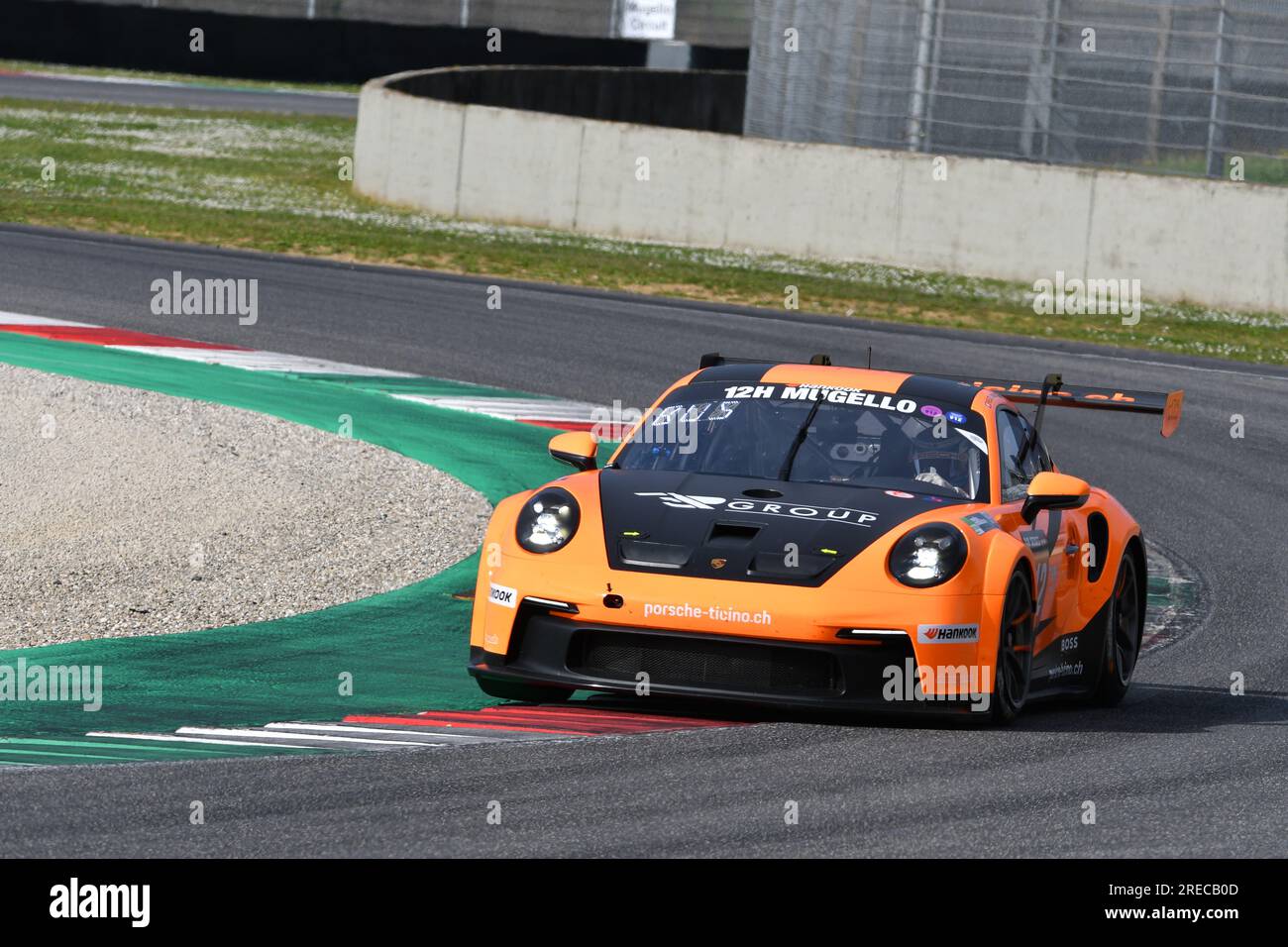 Scarperia, 23 March 2023: Porsche 911 GT3 Cup 992 of Team Centri ...
