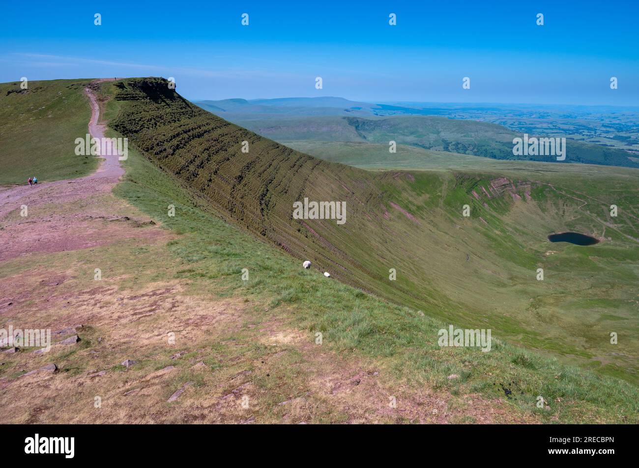Corn Du, the Brecon Beacons National Park ( Bannau Brycheiniog National ...