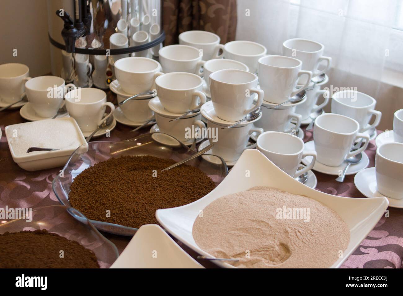 Coffee break at conference meeting. Business and entrepreneurship Stock ...