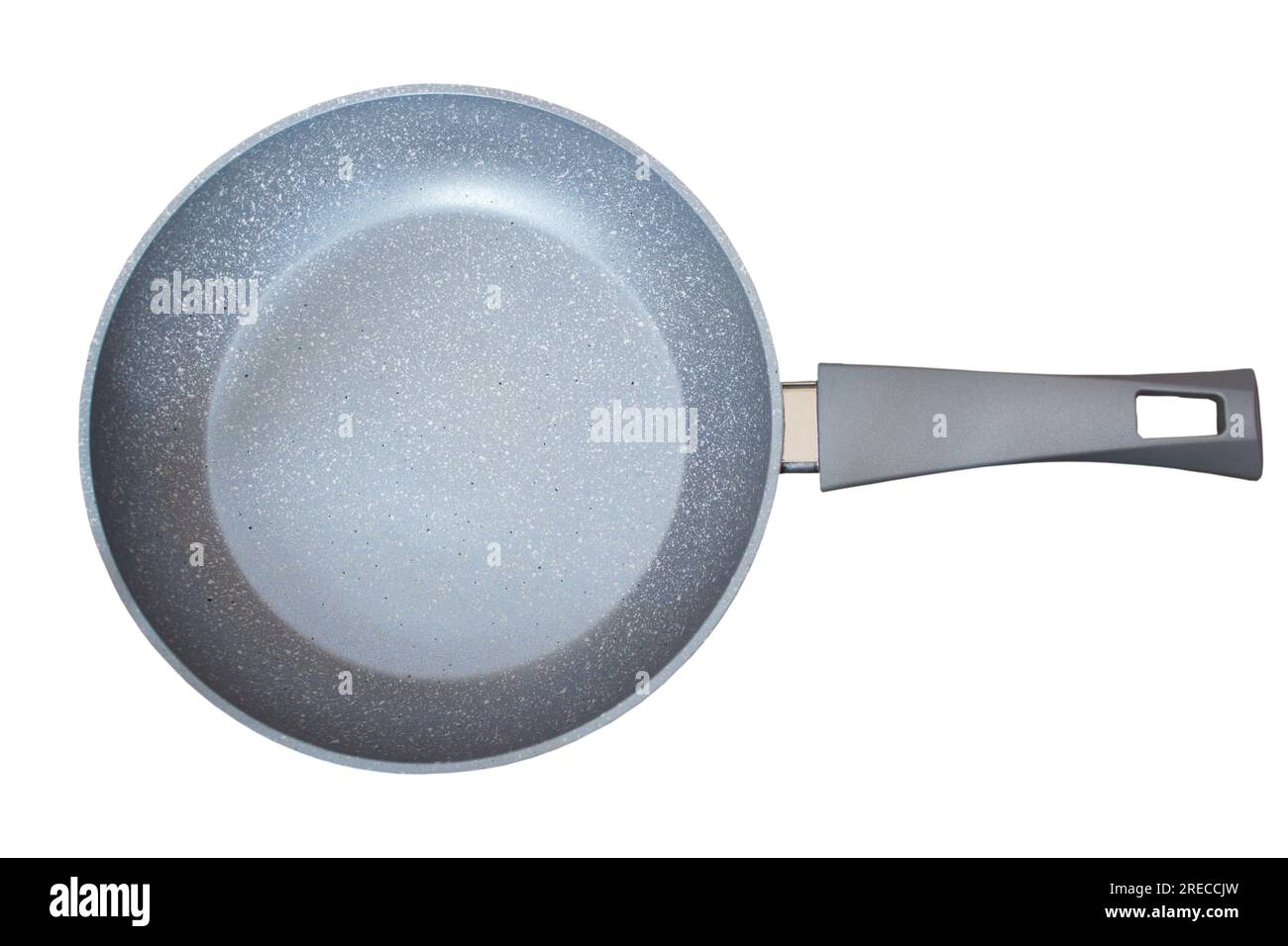 kitchen utensils is a frying pan isolated from above Stock Photo - Alamy