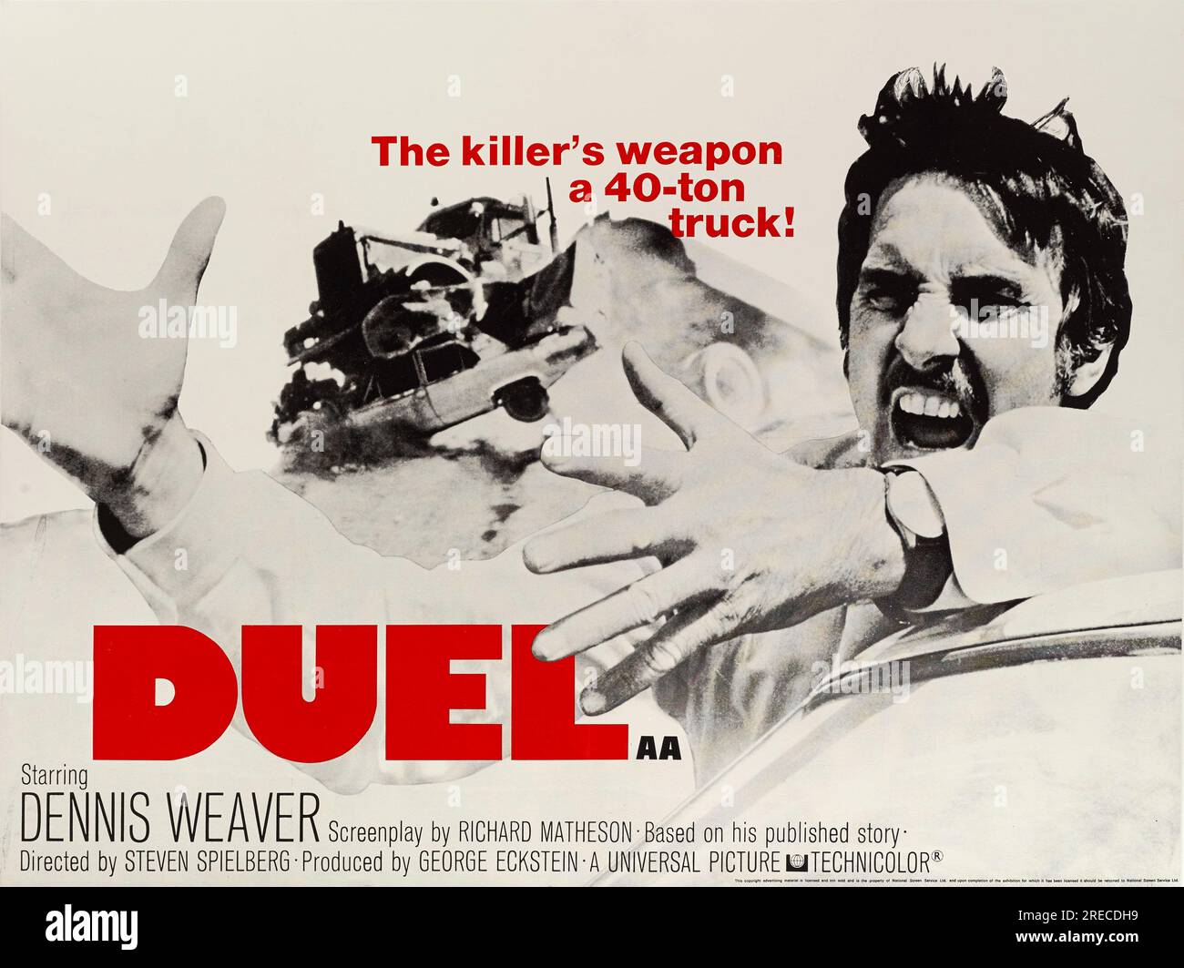 DUEL (1971), directed by STEVEN SPIELBERG. Credit: UNIVERSAL PICTURES ...
