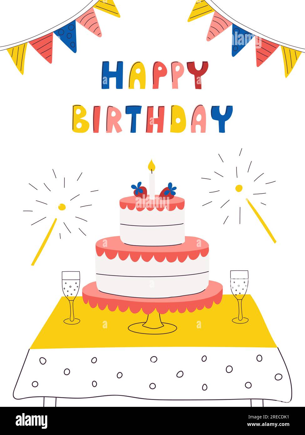 Sparklers bright fun Stock Vector Images - Alamy