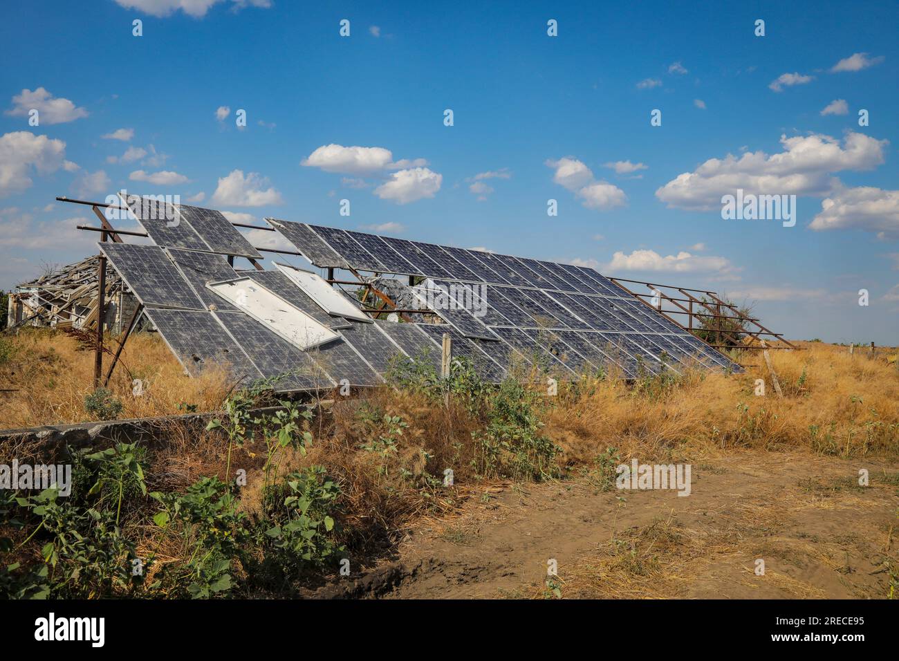 Solar panels broken hi-res stock photography and images - Alamy