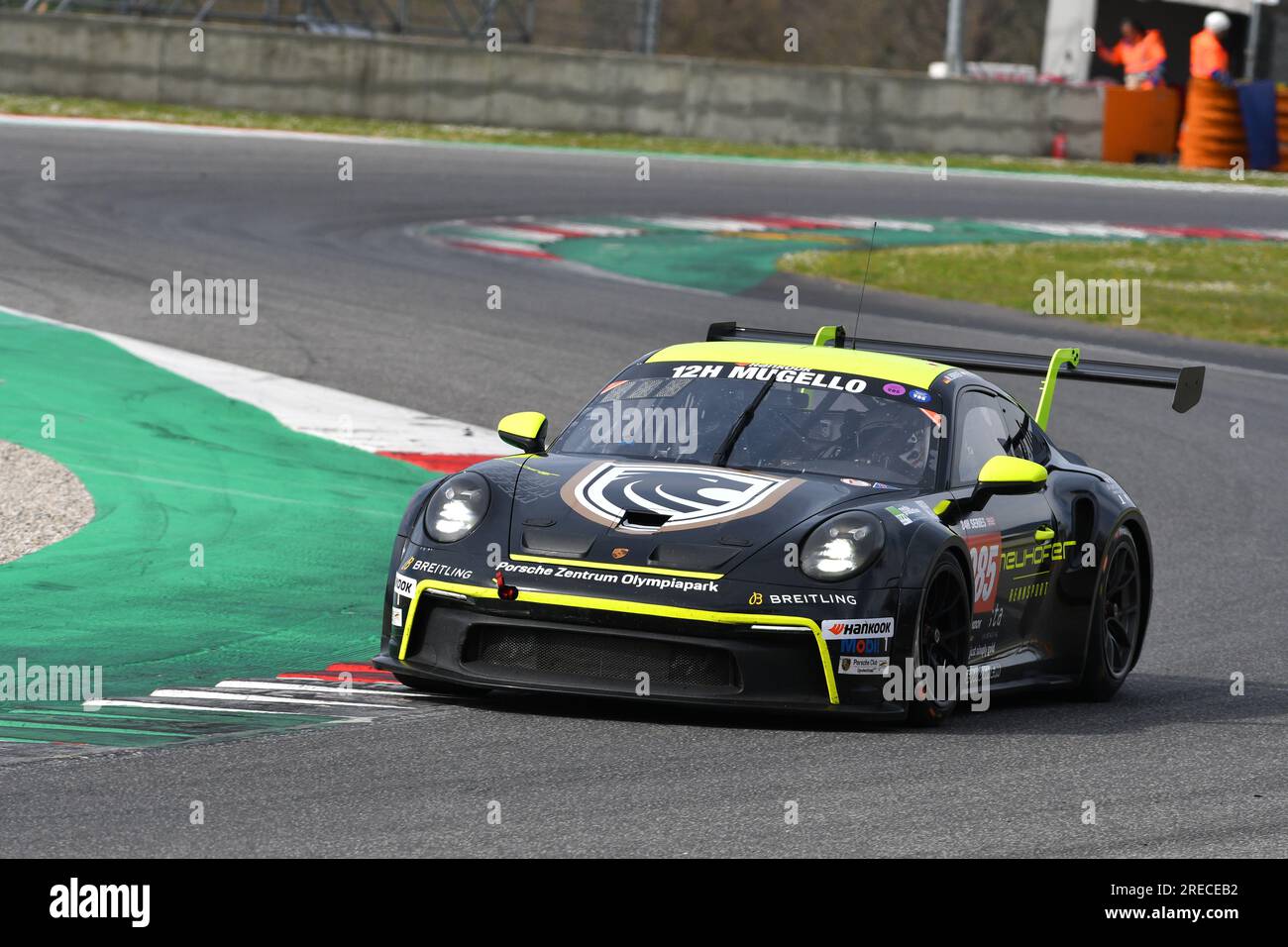 Scarperia, 23 March 2023: Porsche 911 GT3 Cup 992 of Team Neuhofer ...