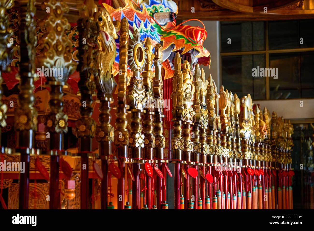 Close-up of ancient Chinese traditional weapons Stock Photo - Alamy