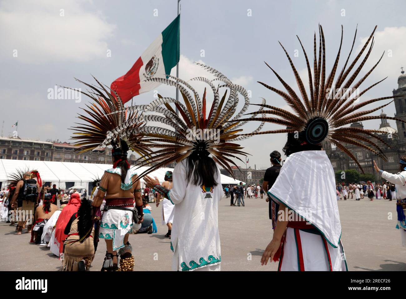 Non Exclusive: July 26, 2023, Mexico City, Mexico: Hundreds of dancers ...
