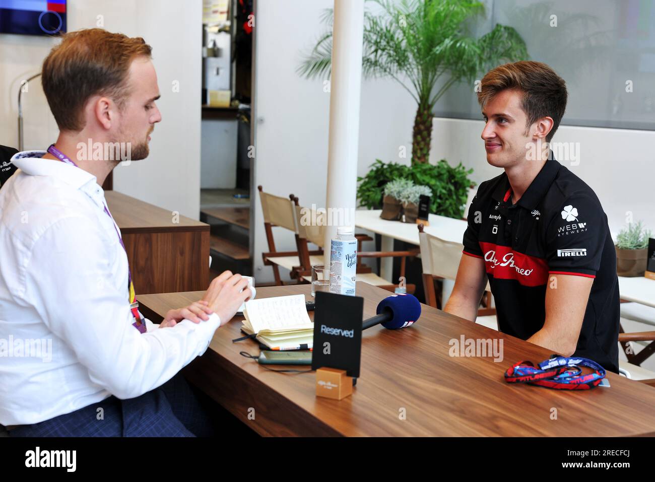 Spa Francorchamps, Belgium. 27th July, 2023. Theo Pourchaire (FRA) Alfa ...