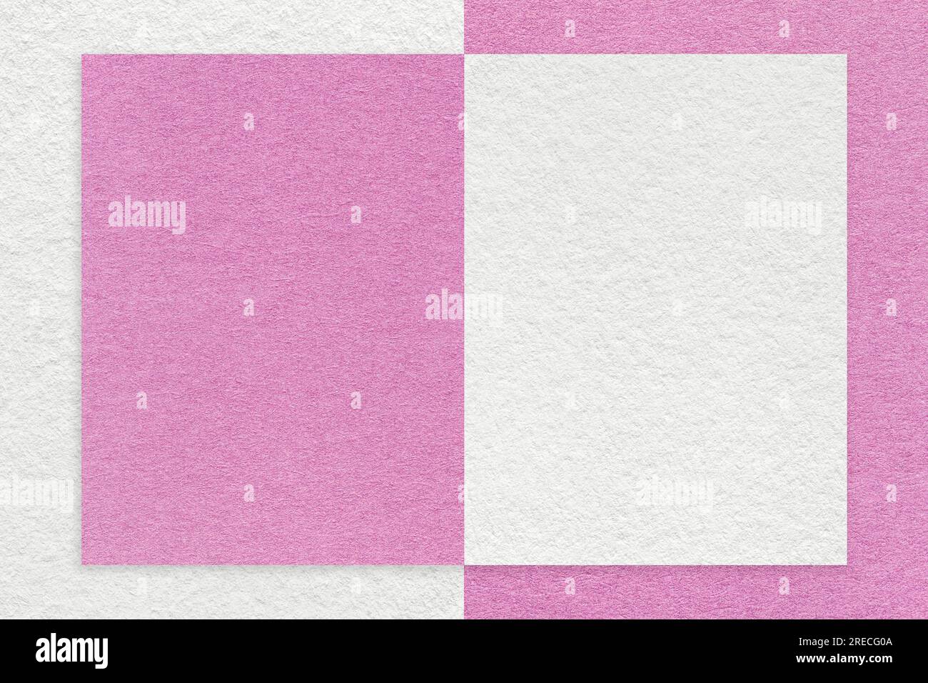 Texture of white and lilac paper background with geometric shape and ...