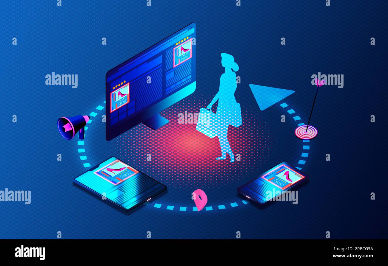 Remarketing Concept - Method in Display Advertising Where Ads are Shown ...