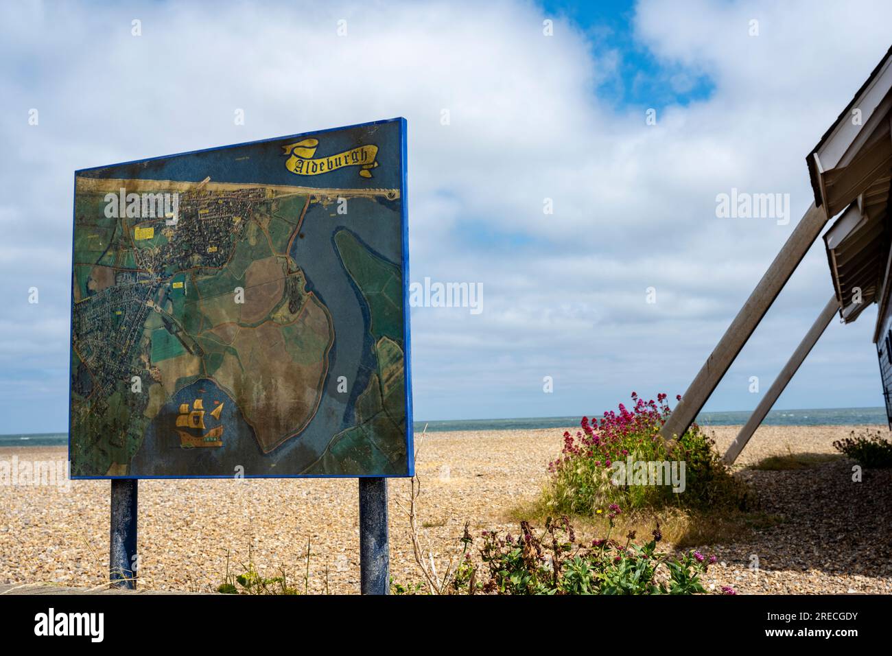 Painted town map notice board hi-res stock photography and images - Alamy