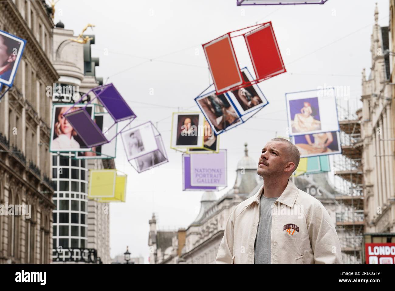 Actor Russell Tovey unveils over 50 giant cubes featuring portraits of ...