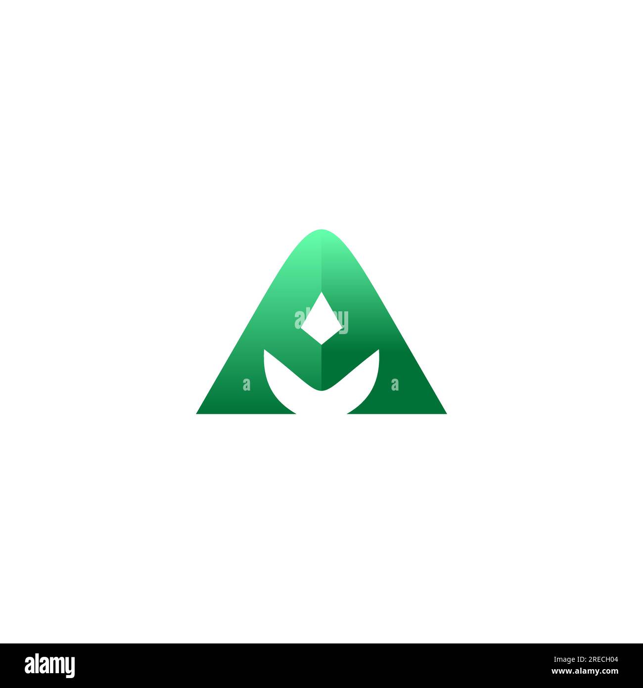 AM Logo With Green Color. Letter A Logo Stock Vector Image & Art - Alamy