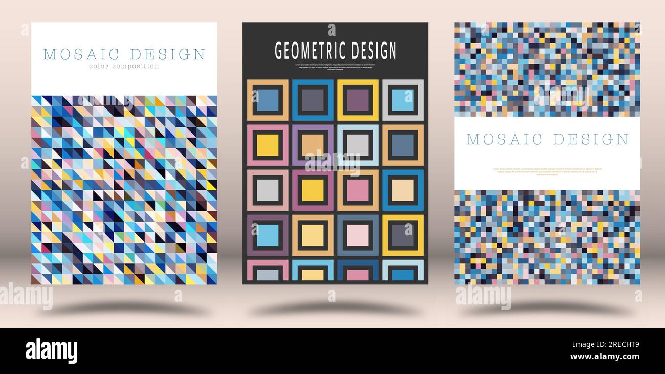 A set of templates for backgrounds, covers, screensavers, websites and ...