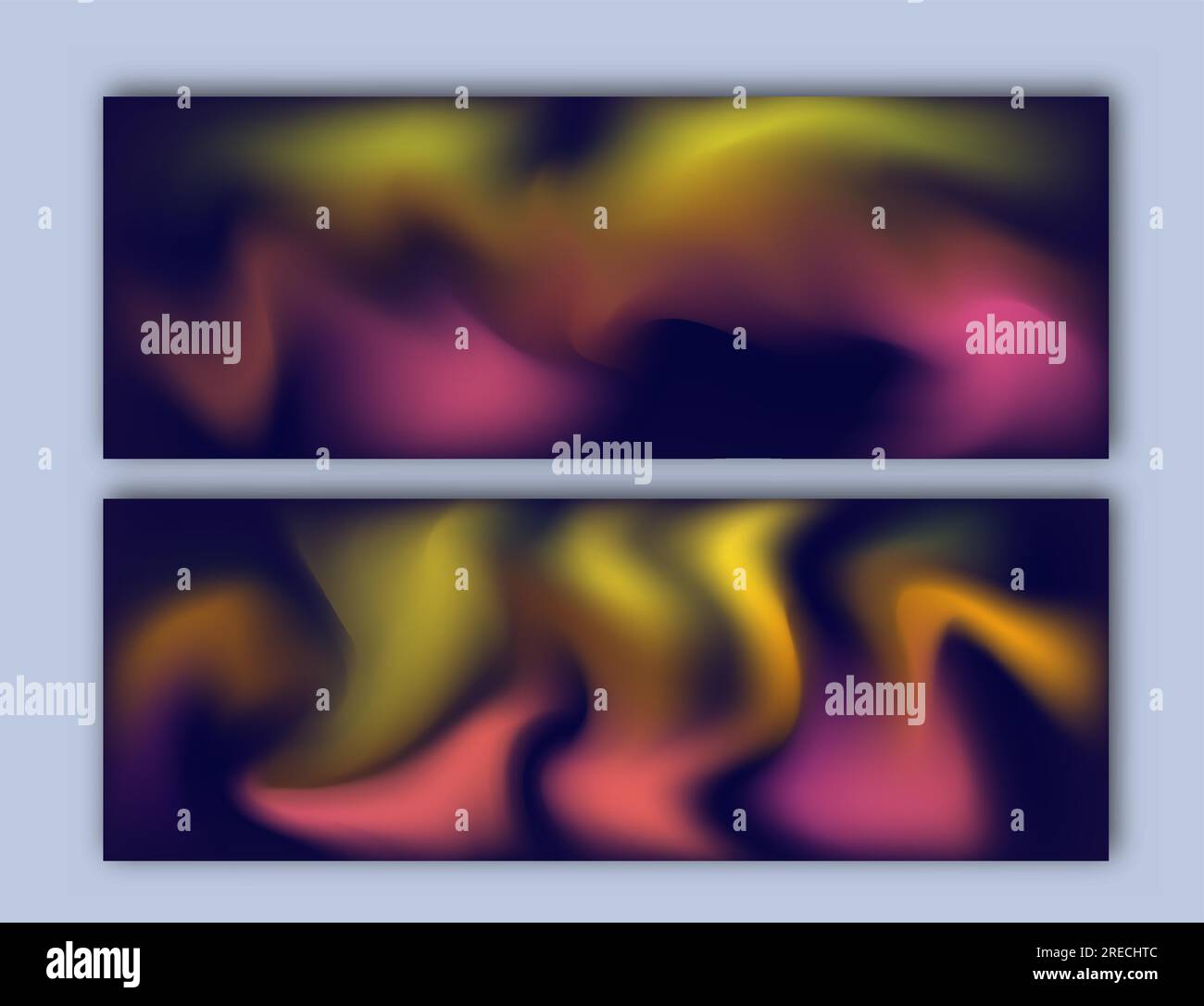 Colorful gradient background. A set of layouts for covers, banners ...