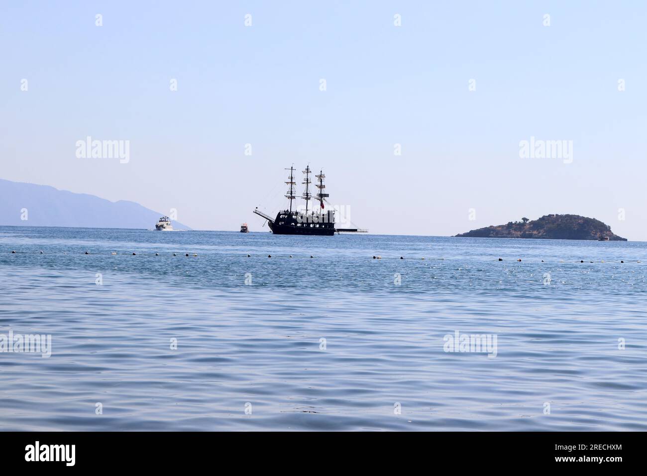 Fethiye beaches sea view Turkey Stock Photo - Alamy