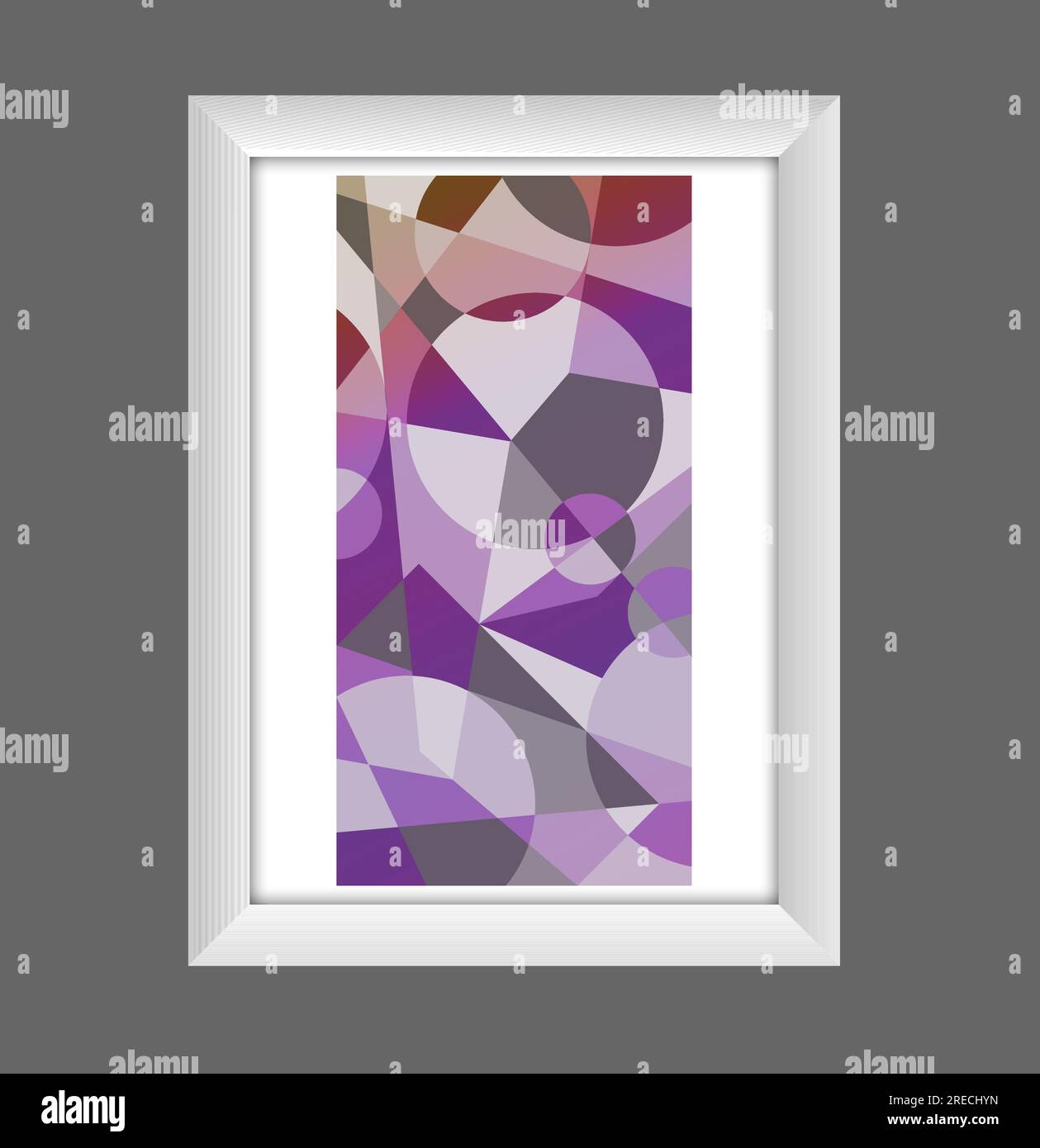 Abstract art. The idea of wall design. A painting with a colorful ...
