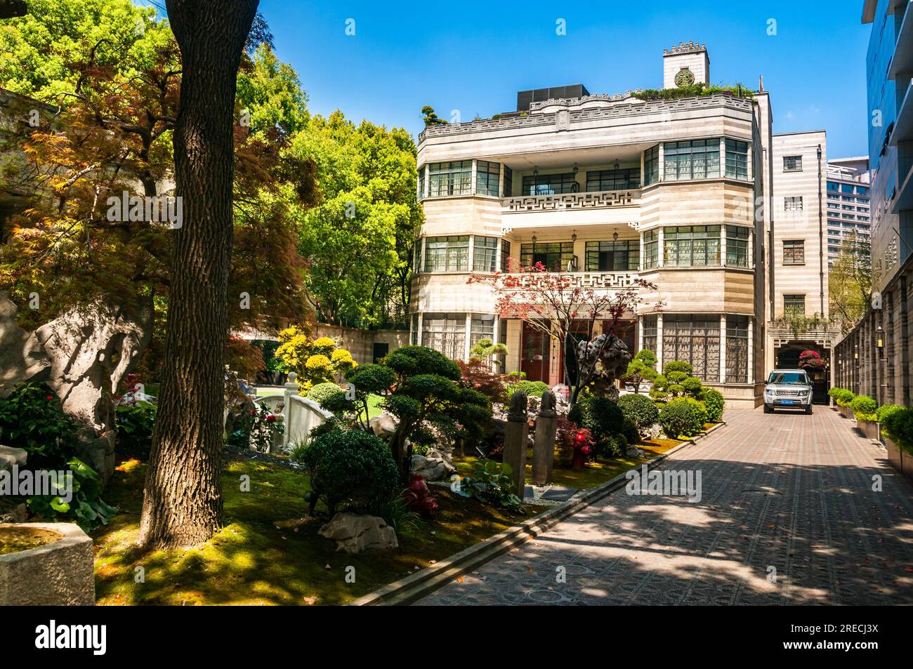 The Pei Mansion Hotel an Art Deco building from 1934 where a very young ...