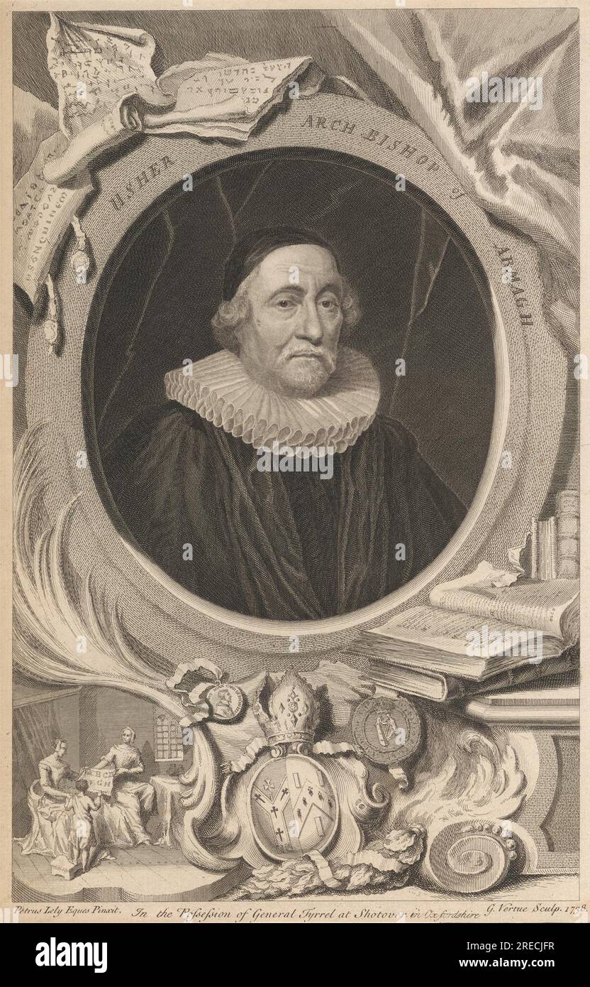 James Usher, Archbishop of Armagh 1738 by George Vertue Stock Photo - Alamy