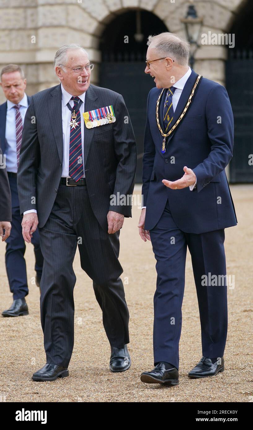 The Duke of Gloucester (second right) attends the Remembering Korea ...