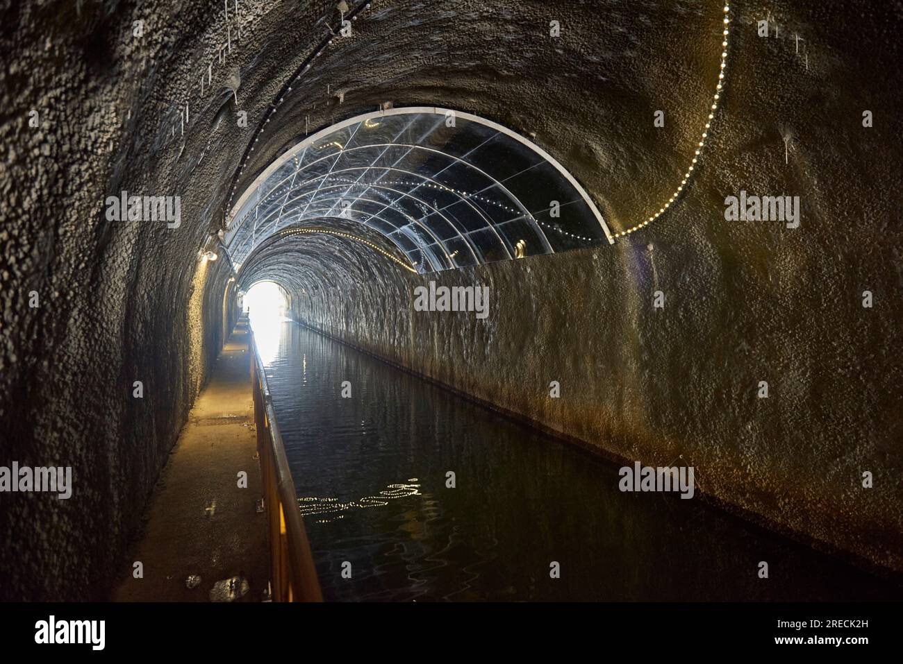 Thoraise (central eastern France): the 185m long canal tunnel of ...