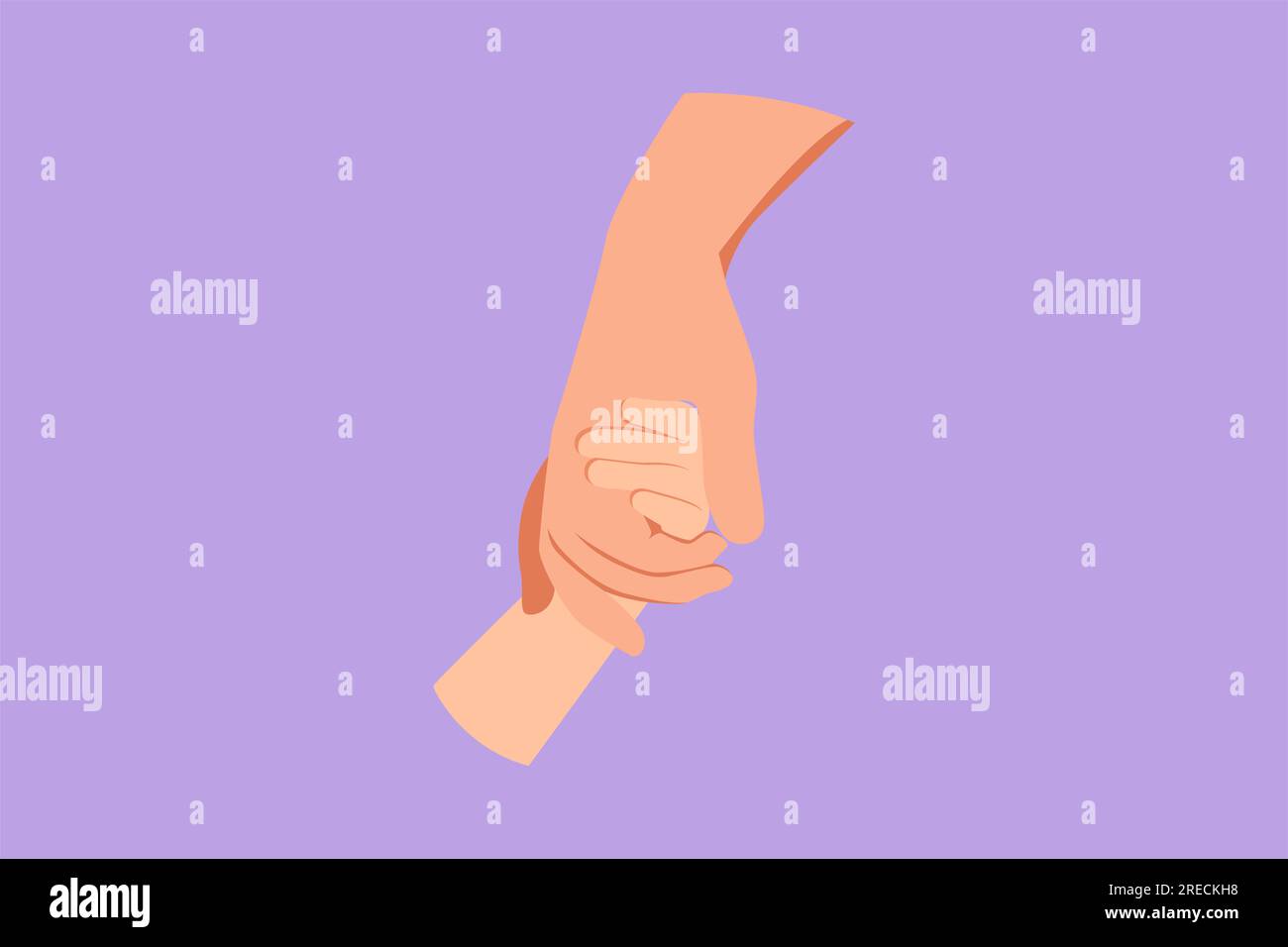 Kids holding hands cartoon hand hi-res stock photography and images - Alamy