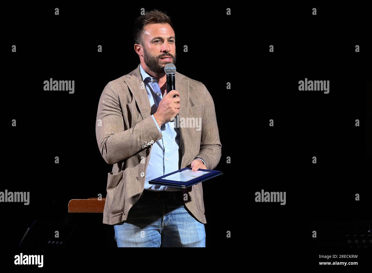 Jwan Costantini during Il Canto Immortale Tribute to Franco Battiato on June 26, 2023 at the ...