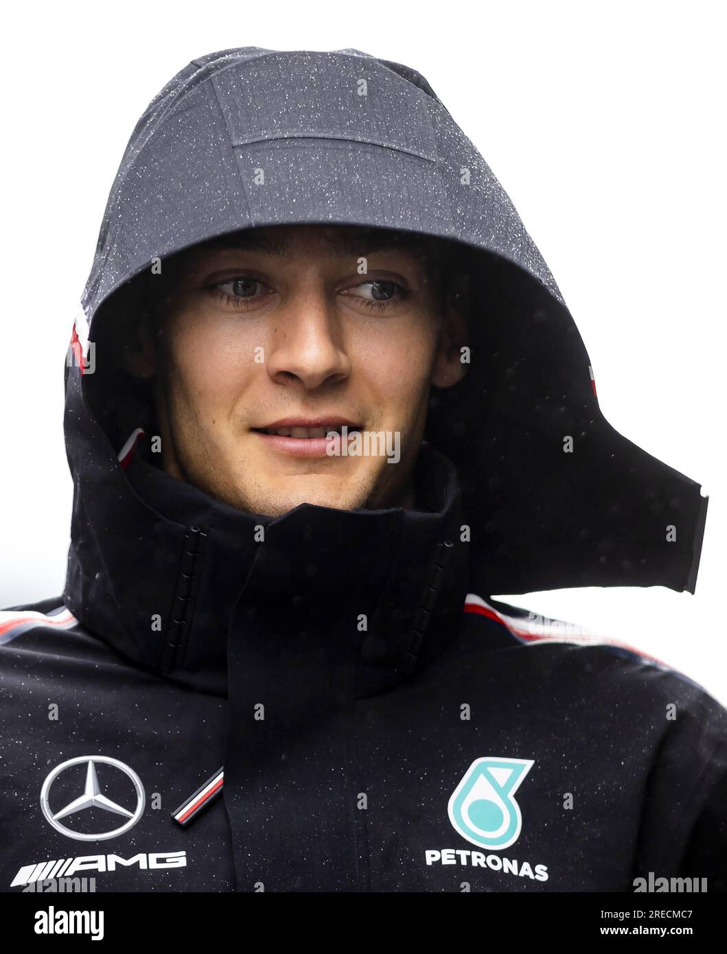 SPA - George Russell (Mercedes) on the Spa-Francorchamps circuit in the ...