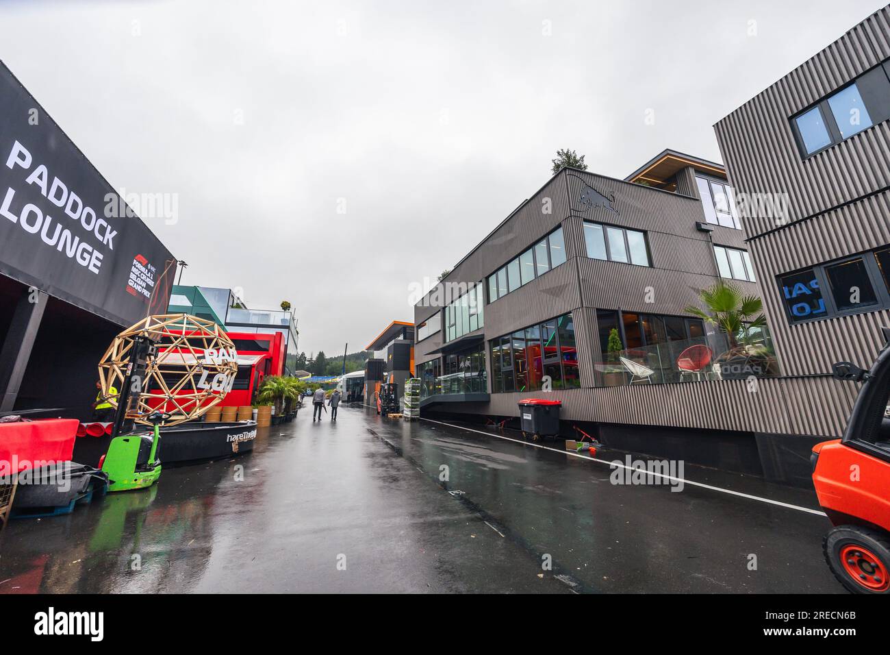 Spa Francorchamps, Belgium. 27th July, 2023. Red Bull Energy Station ...