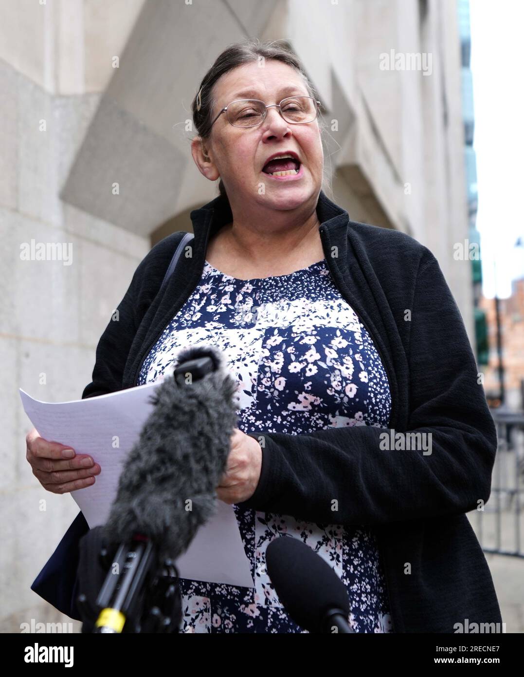 Jean Smith, the mother of Mark Smith, who was one of seven people who ...