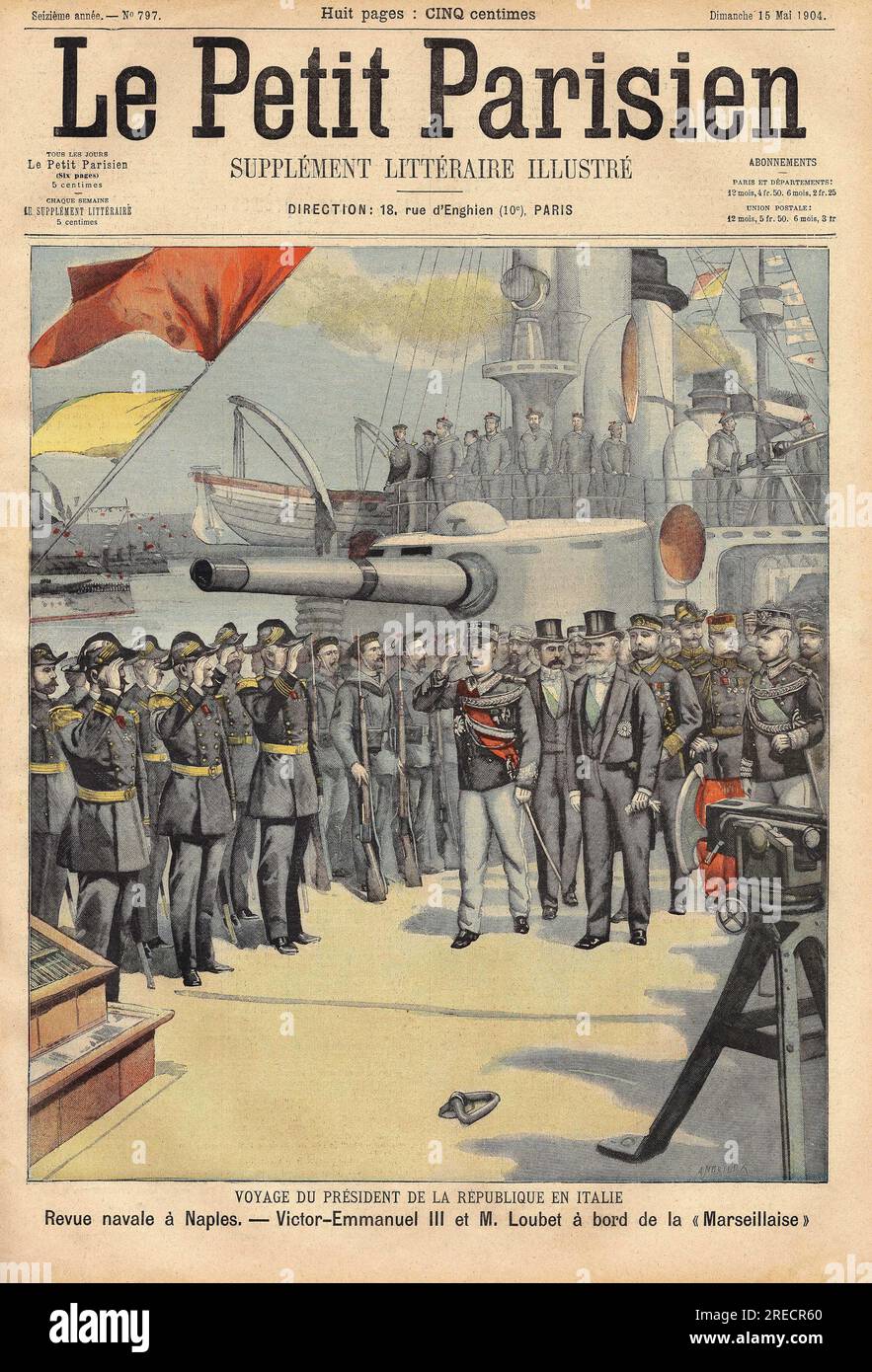 Le roi Victor-Emmanuel III d'Italie (Victor Emmanuel) (Vittorio ...