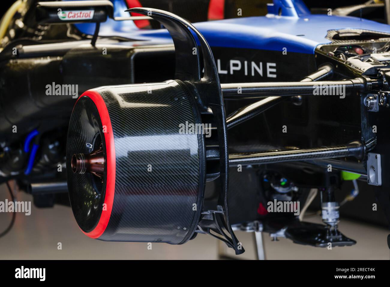Alpine F1 Team A522, mechanical detail during the Formula 1 Rolex ...