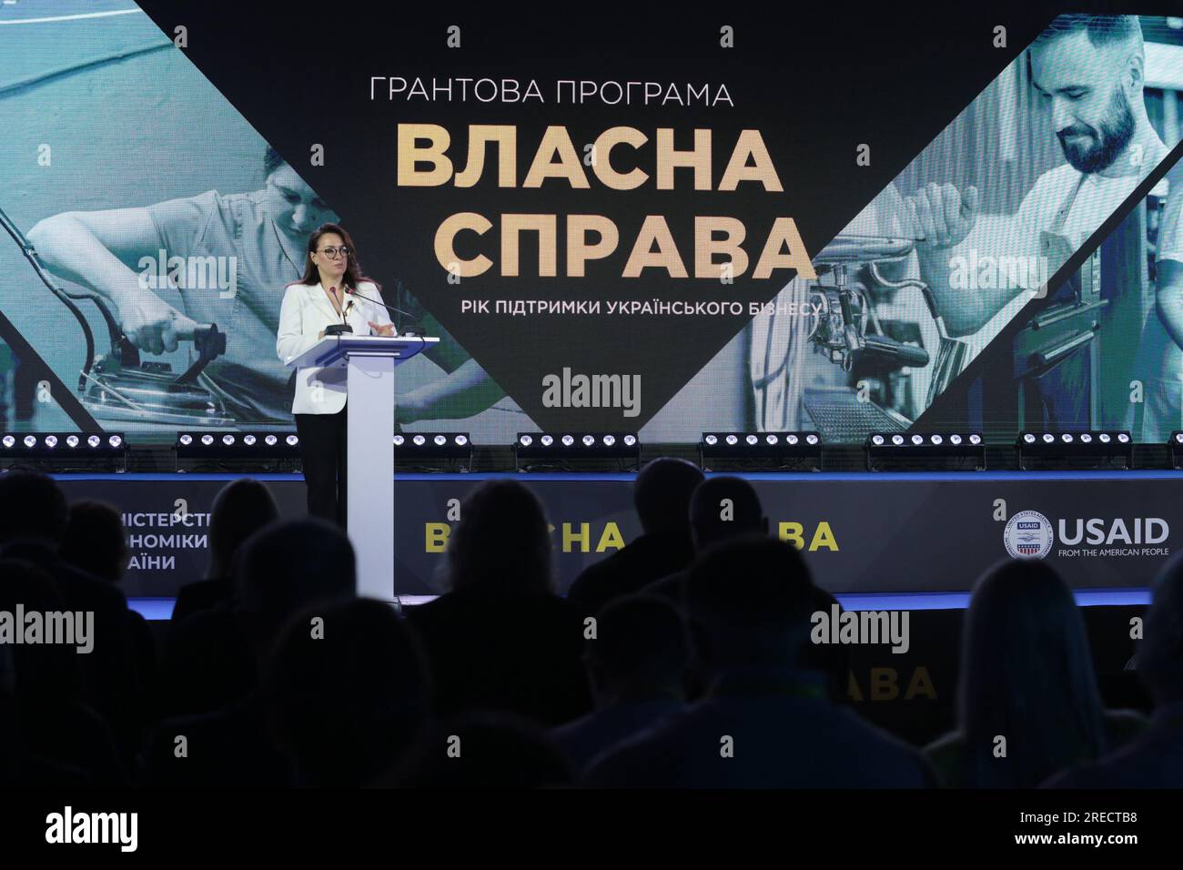 KYIV, UKRAINE - JULY 27, 2023 - First Deputy Prime Minister of Ukraine ...