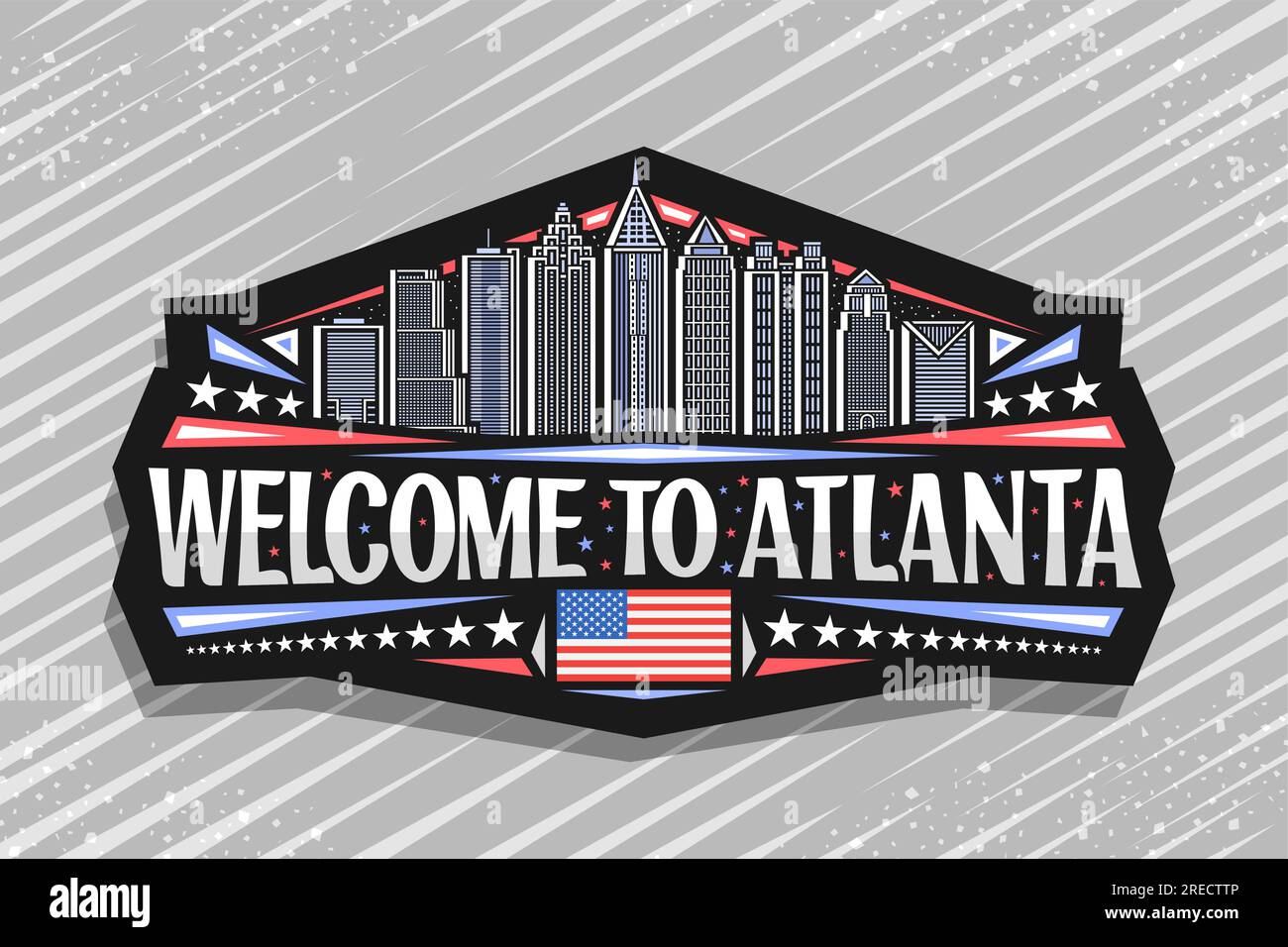 Welcome to atlanta logo Stock Vector Images - Alamy