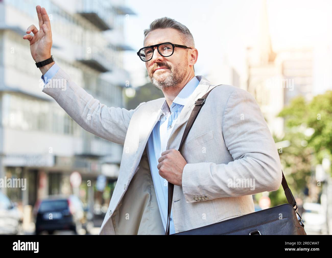 Hail a bus hi-res stock photography and images - Alamy