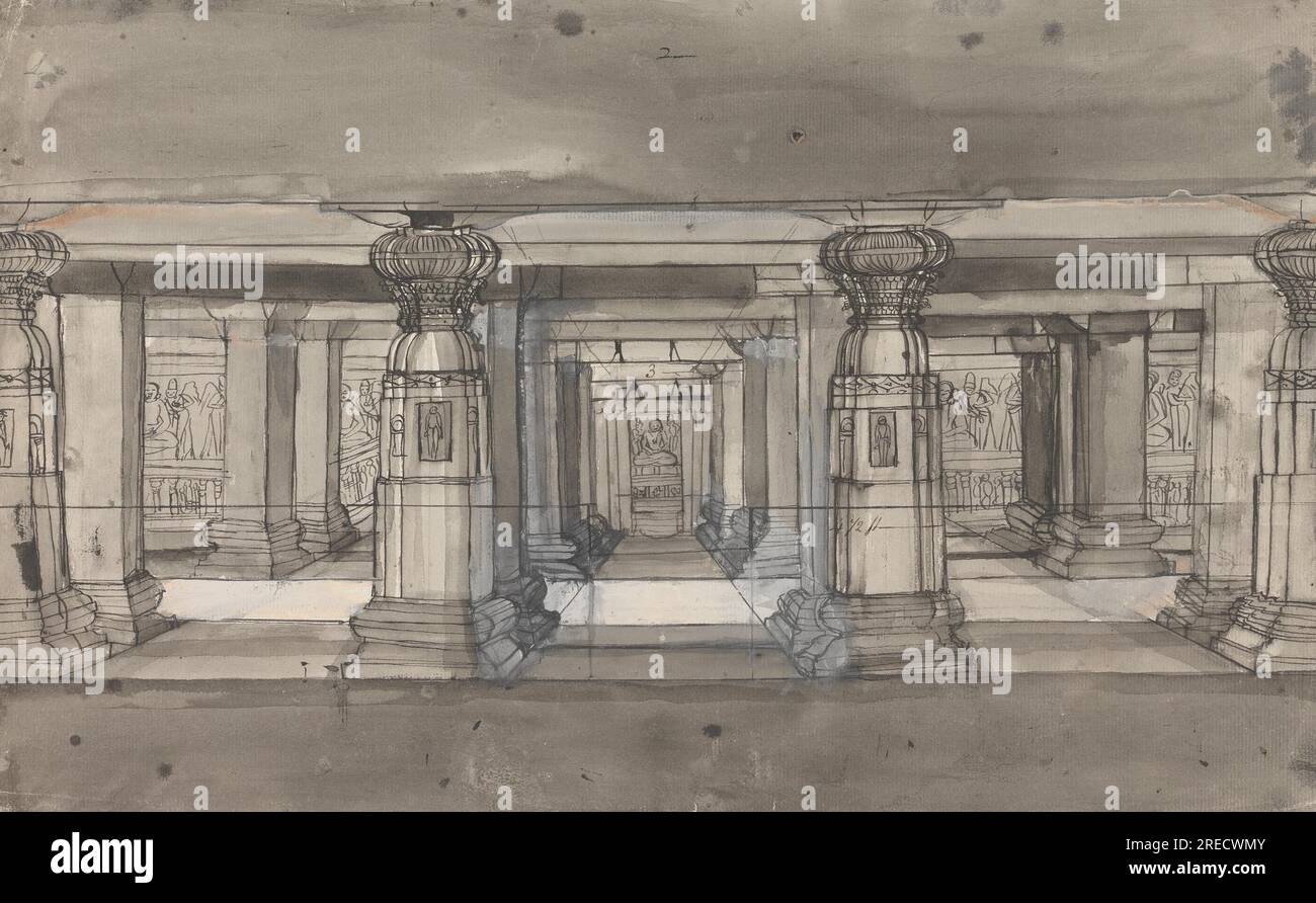 The Upper Story of Jagannatha Sabha by Gangaram Chintaman Tambat Stock ...