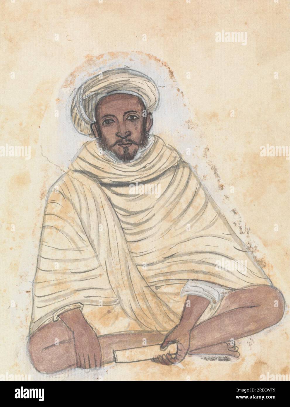 Man hold holding scroll hi-res stock photography and images - Alamy