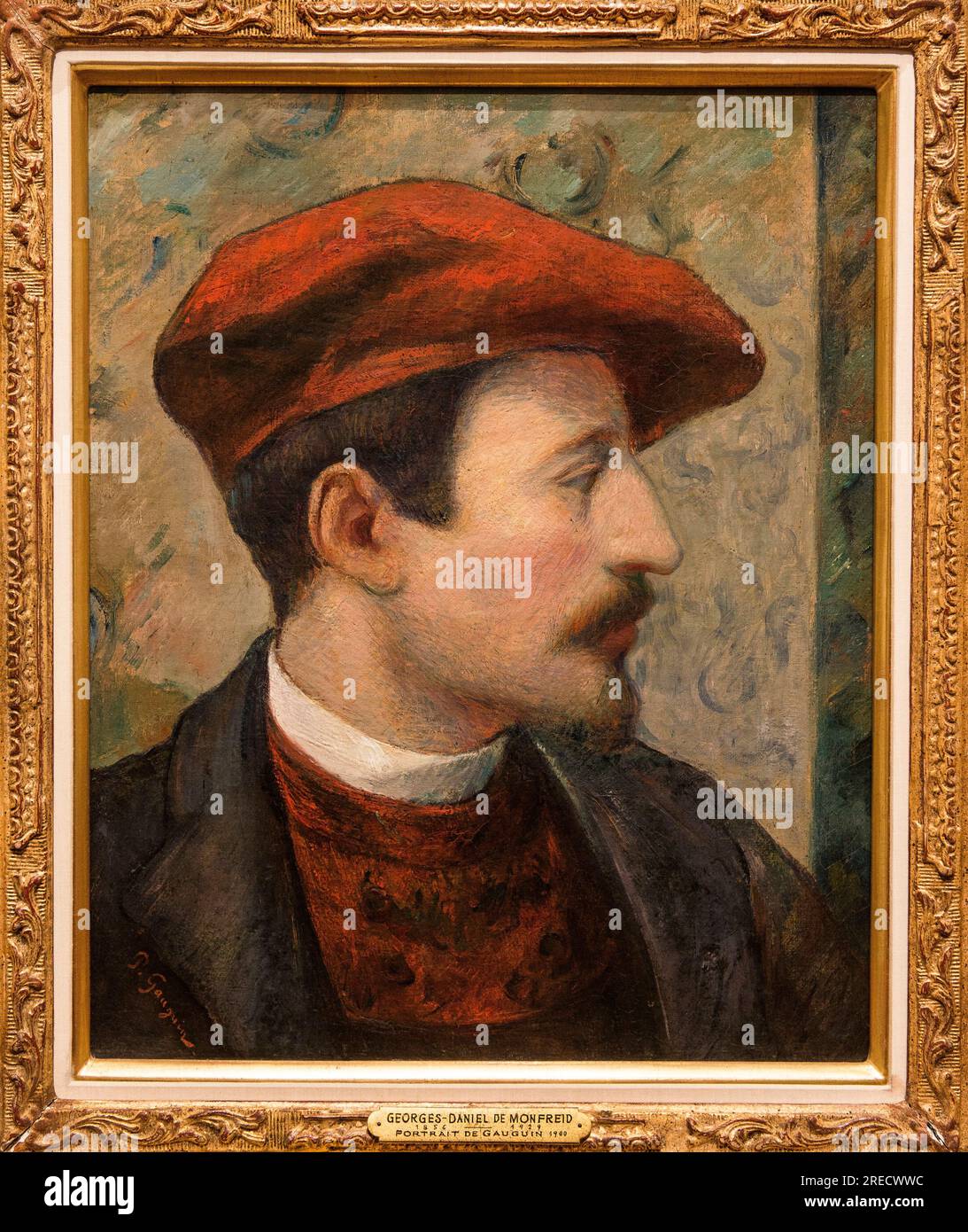 Portrait of Paul Gauguin (1848-1903) by George Daniel de Monfreid (1856 ...