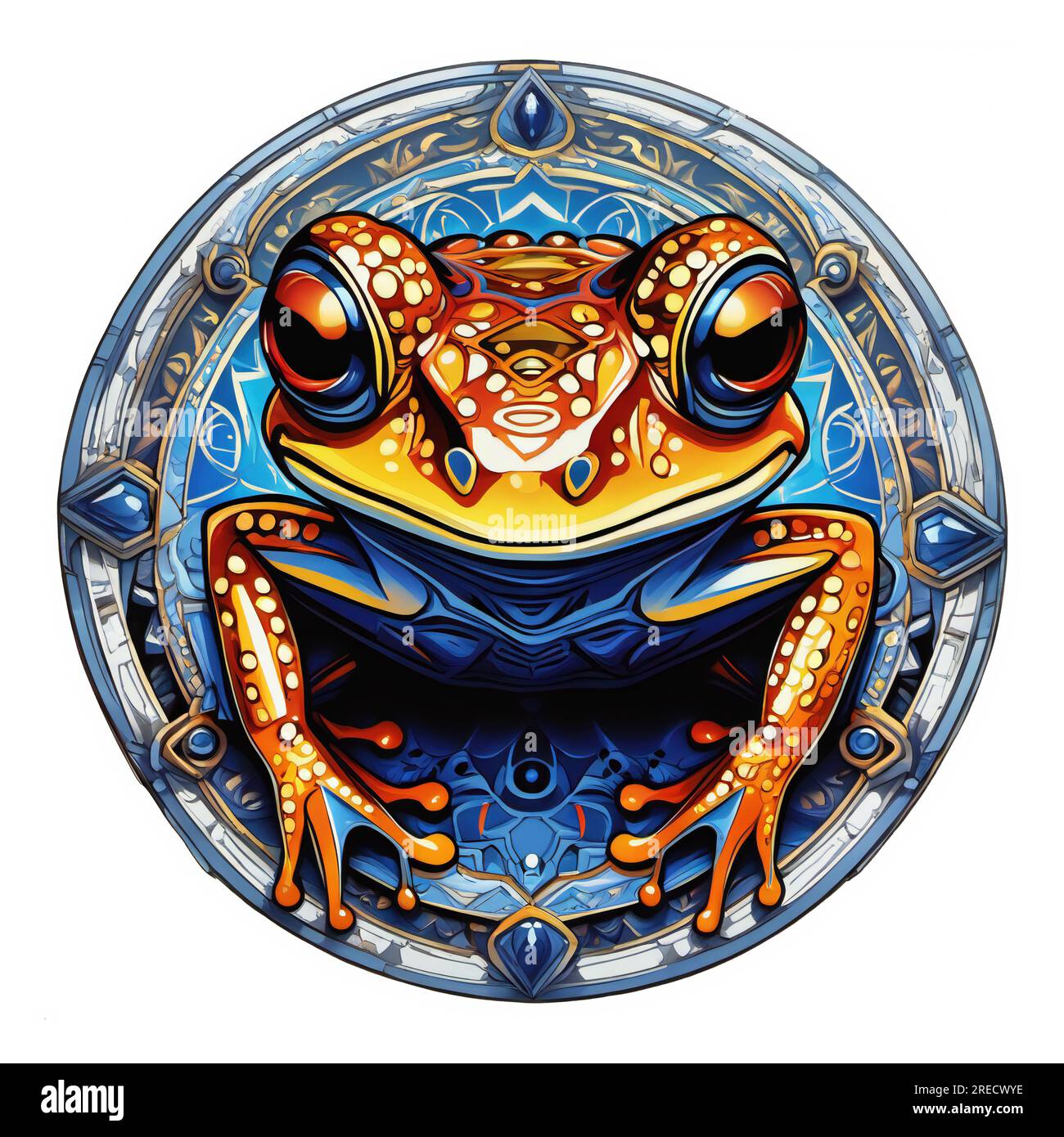 Toad sticker hi-res stock photography and images - Alamy