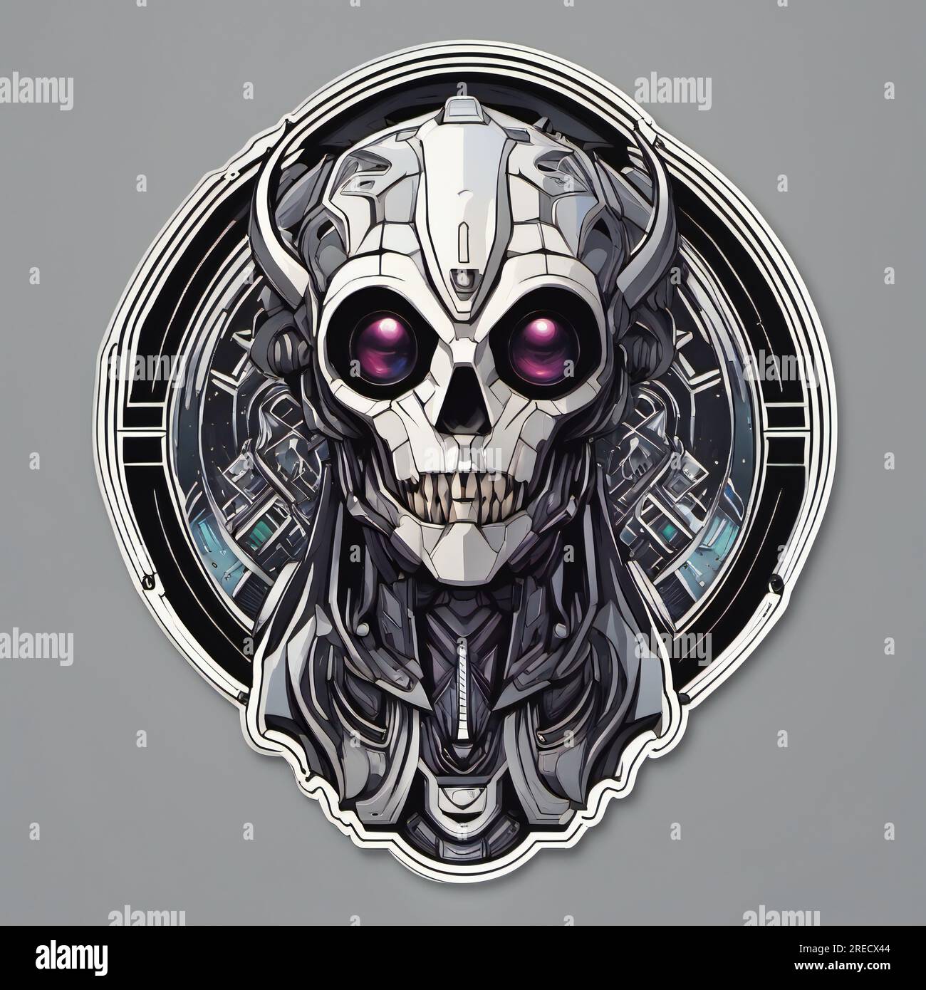 Scary alien skull hi-res stock photography and images - Alamy