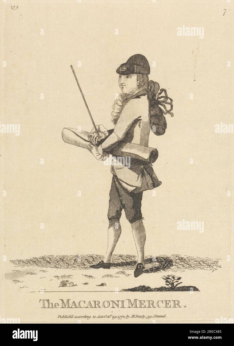 The Mercer by Mary Darly Stock Photo - Alamy