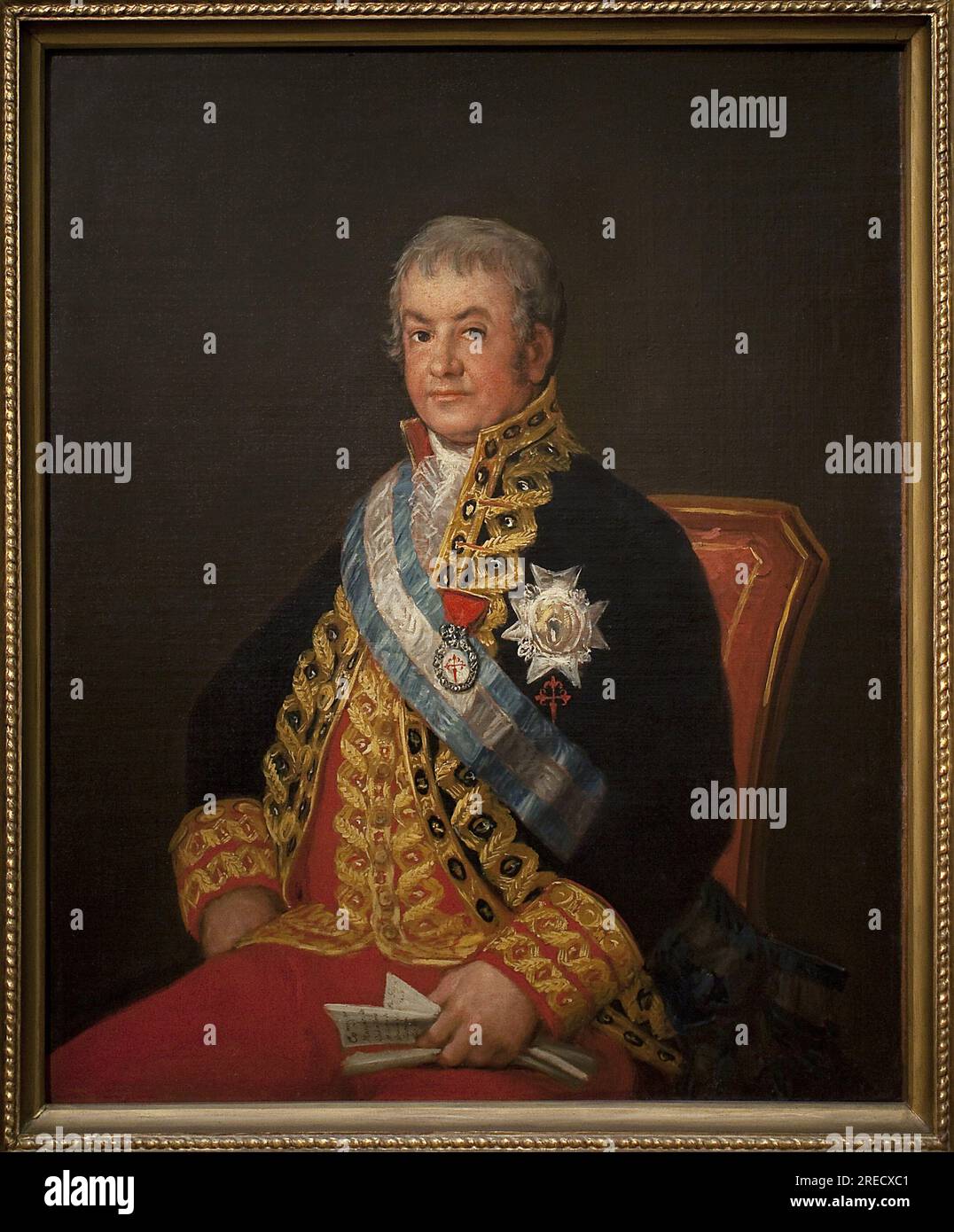 Portrait de don Jose Antonio, marquis de Caballero (vers 1760-1821 ...