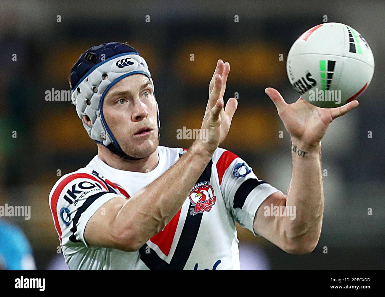 Brisbane, Australia. 27th July, 2023. Luke Keary of the Roosters in ...
