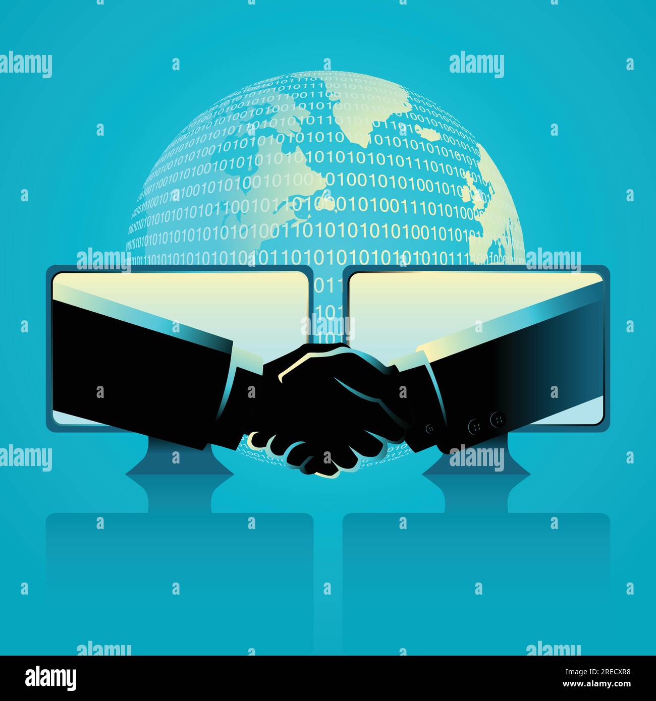 Global boundaries Stock Vector Images - Alamy