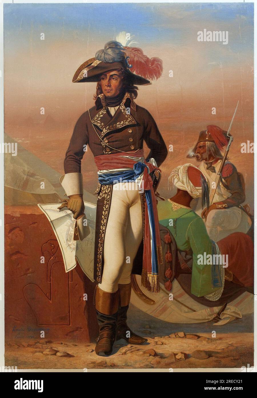 Le general Desaix (Charles Antoine Desaix de Veygoux, 1768-1800) en ...