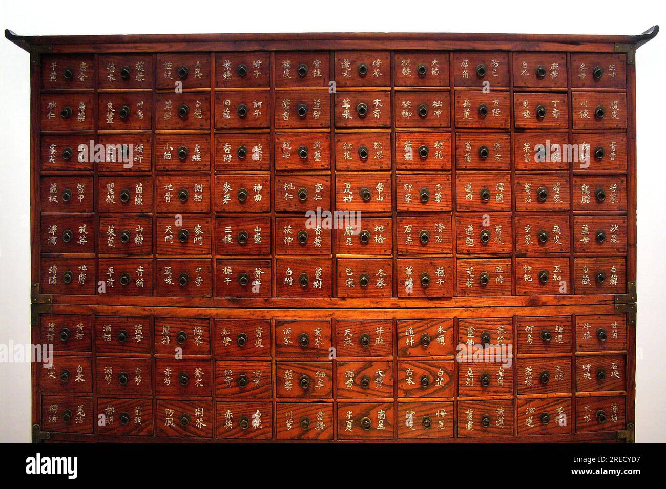 Meuble a usage medical en bois, periode Joseon, Coree, Collection Kim ...