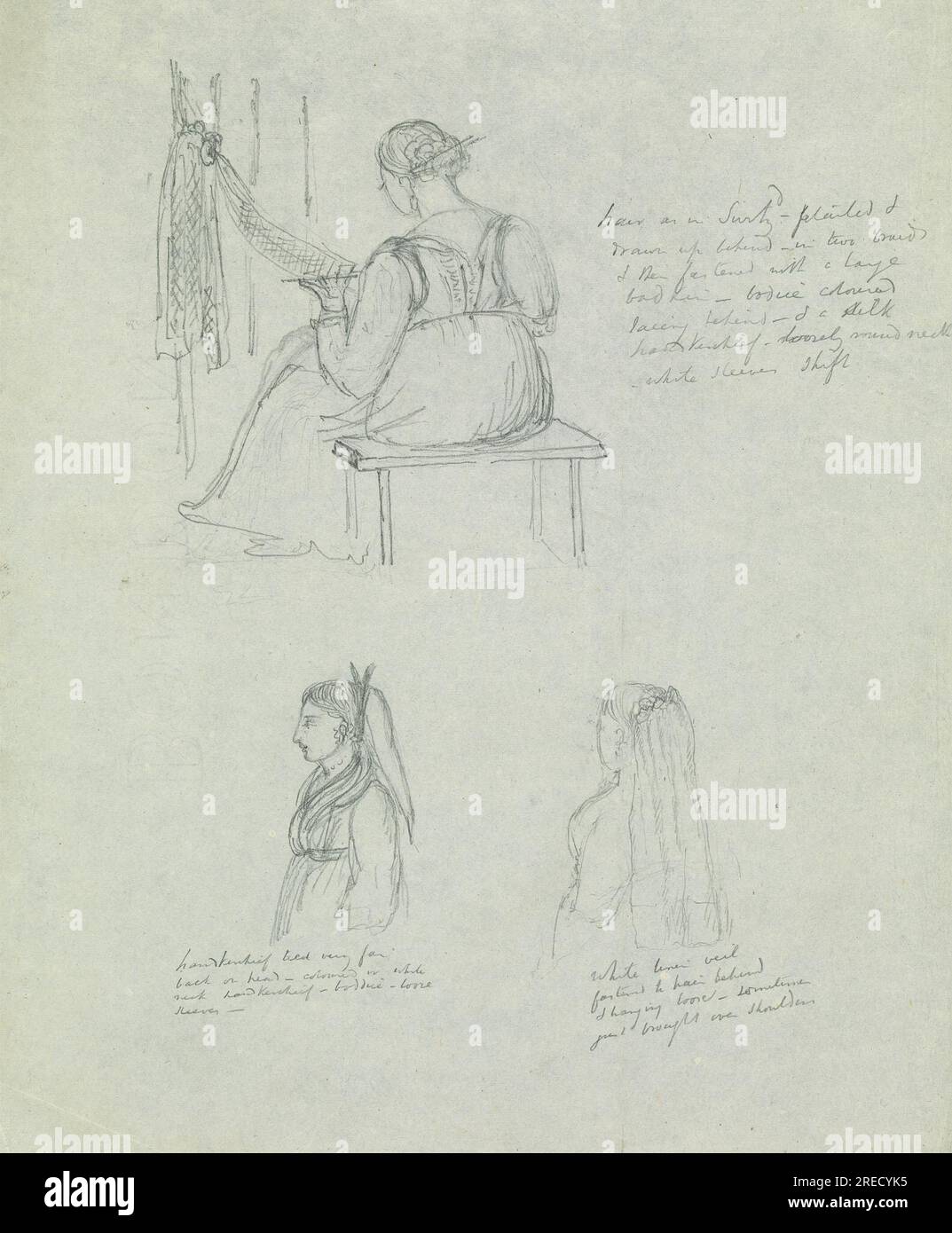 Hair as in Switzerland circa 1818 by Isaac Weld Stock Photo - Alamy