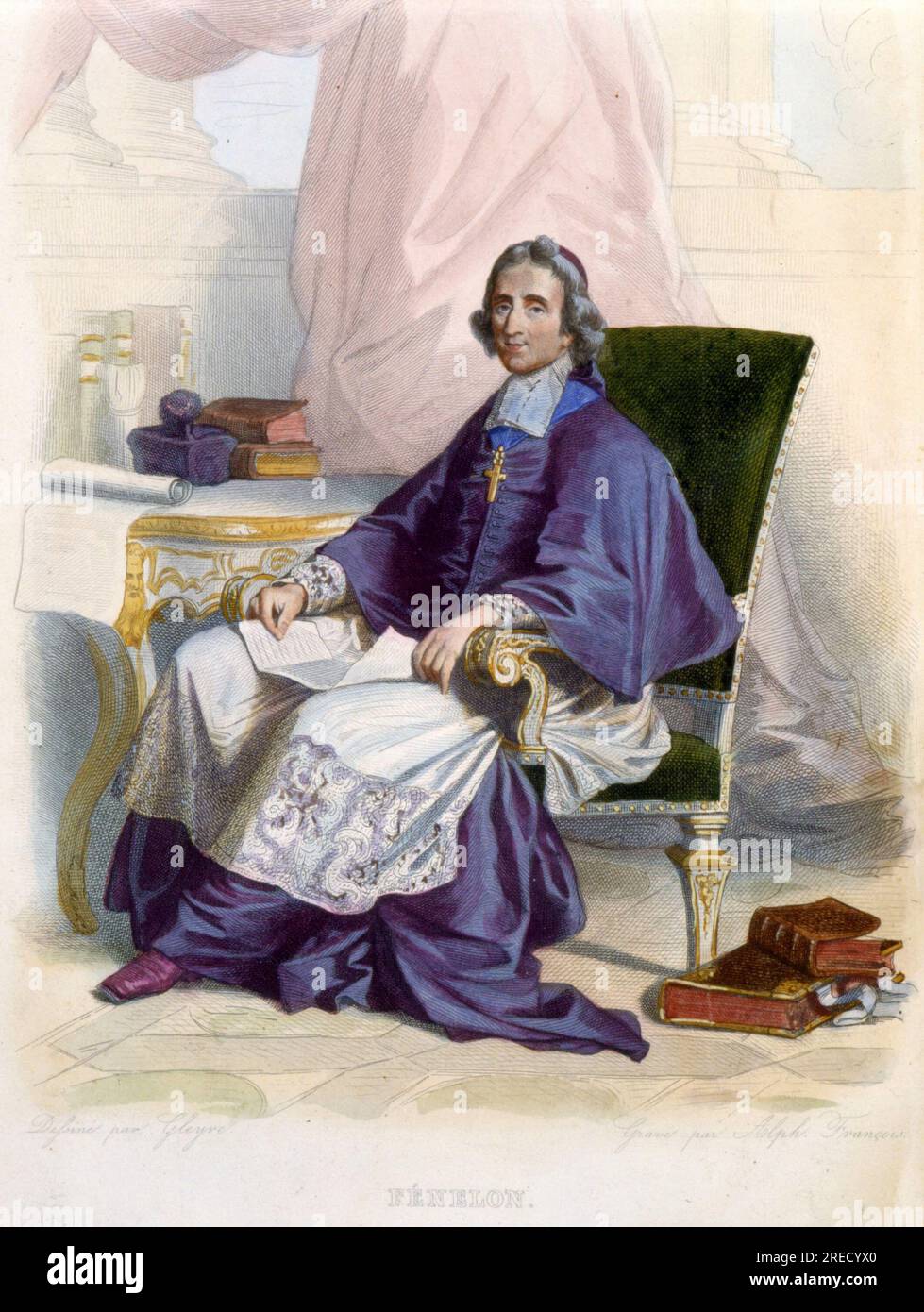 Francois de pons de salignac de la mothe fenelon hi-res stock ...