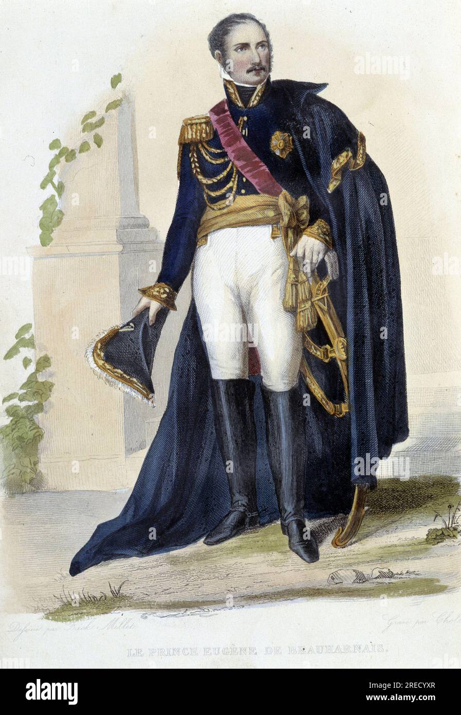 Le prince Eugene Rose de Beauharnais (1781-1824, fils de Alexandre de Beauharnais et de ...